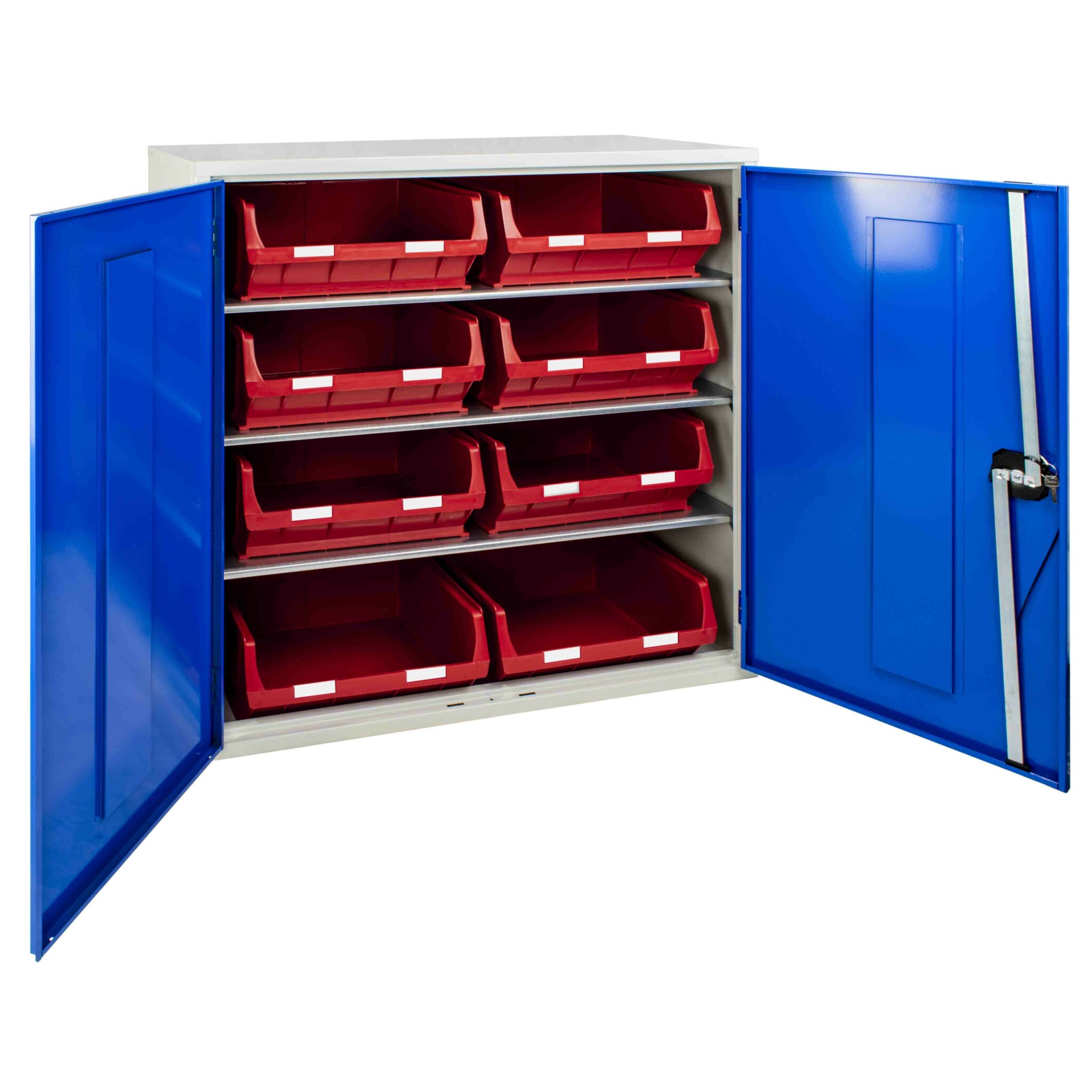 Container Cabinet With 8 TC6 Bins - Storage N Stuff Container Cabinet With 8 TC6 Bins - Storage N Stuff